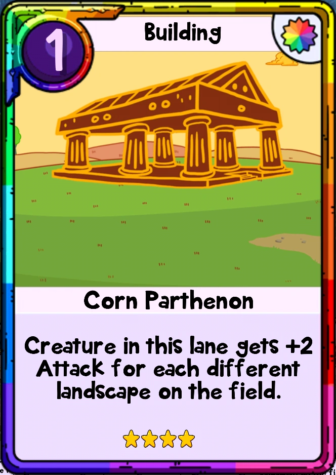 Corn Parthenon | Card Wars Wiki | Fandom