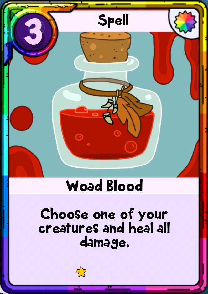 Woad Blood | Card Wars Wiki | Fandom