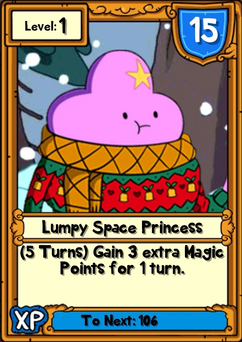 Holiday Lumpy Space Princess | Card Wars Wiki | Fandom