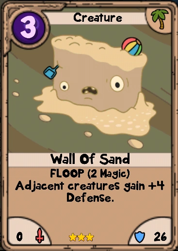 Wall Of Sand | Card Wars Wiki | Fandom