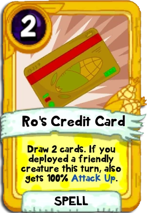 Ro's Credit Card | Card Wars Kingdom Wikia | Fandom