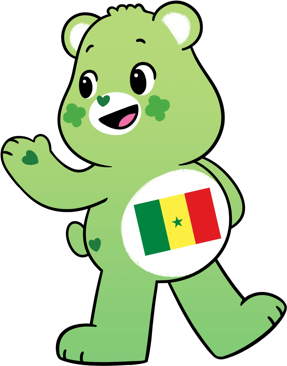 I Love Senegal Bear | Care Bears fanon Wiki | Fandom