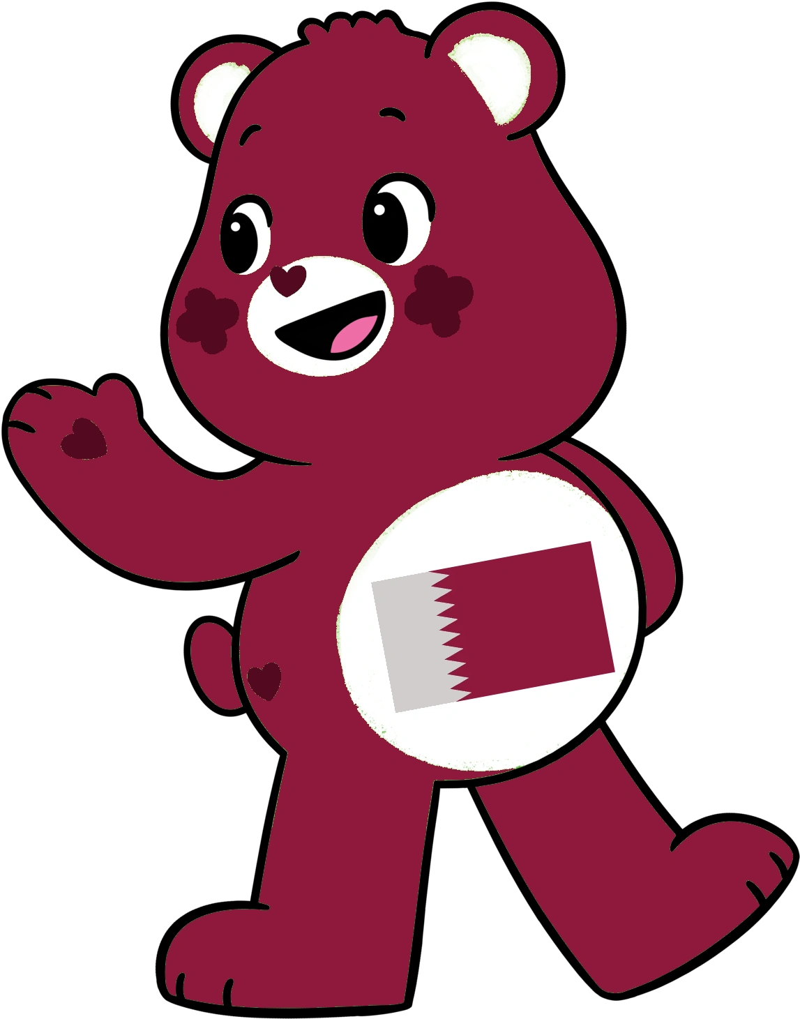 I Love Qatar Bear | Care Bears fanon Wiki | Fandom