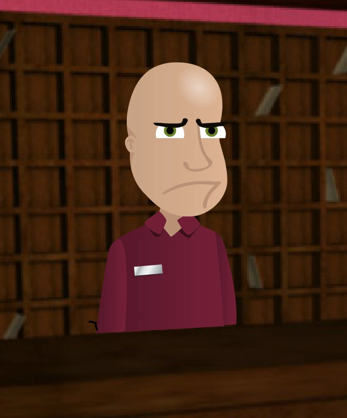 Commodore receptionist | Carmel Games Wiki | Fandom