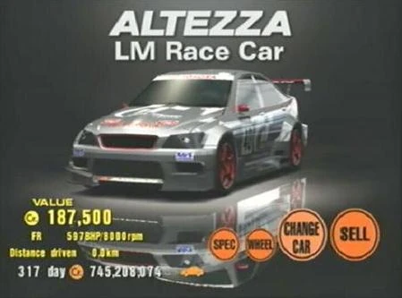 Toyota Altezza LM Race Car | Wiki Carros em Jogos | Fandom