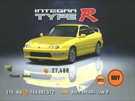 Acura Integra Type R '95 | Wiki Carros em Jogos | Fandom