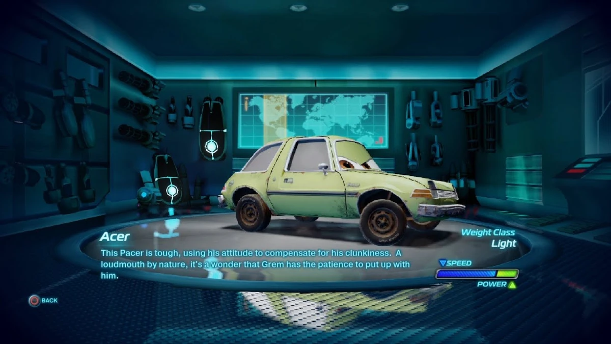 Acer | Cars 2: The Video Game Wiki | Fandom