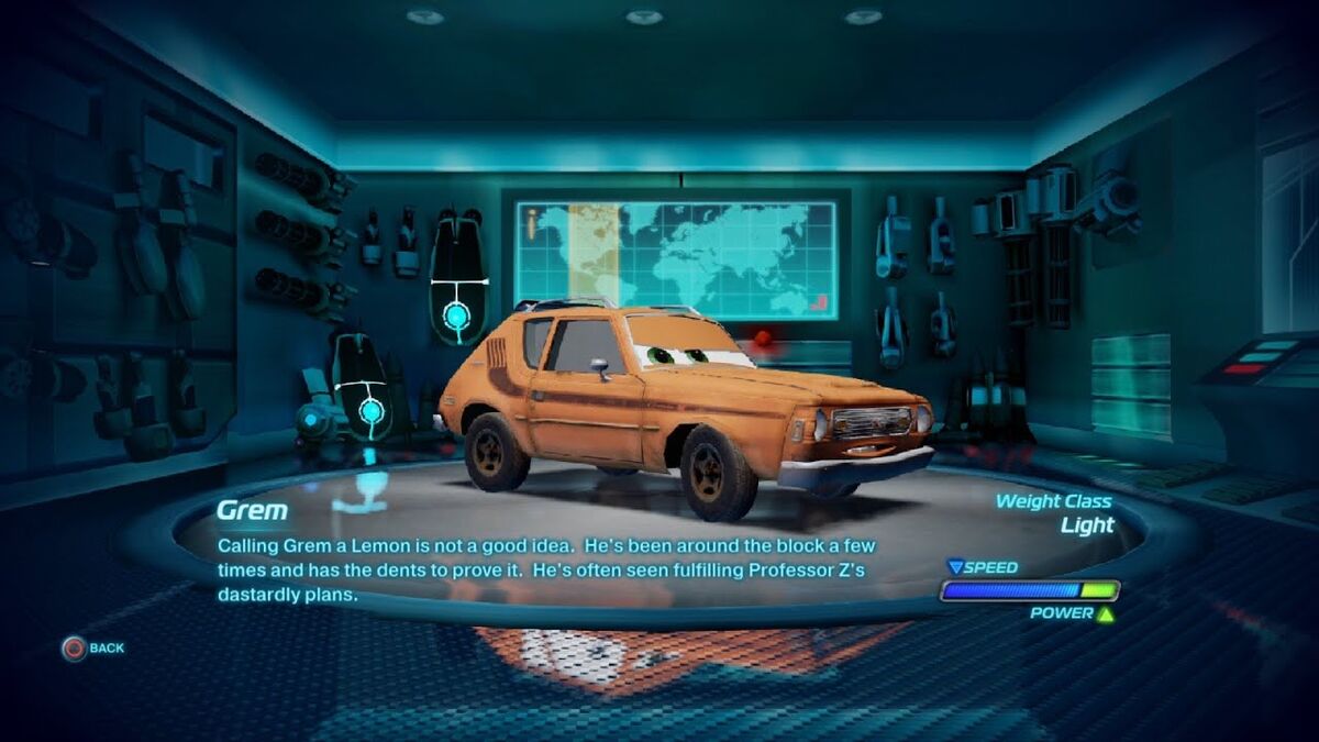 Grem | Cars 2: The Video Game Wiki | Fandom