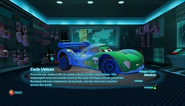 Carla Veloso | Cars 2: The Video Game Wiki | Fandom