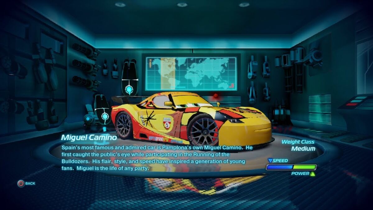 Miguel Camino | Cars 2: The Video Game Wiki | Fandom Miguel Camino | Cars 2: The Video Game Wiki | Fandom