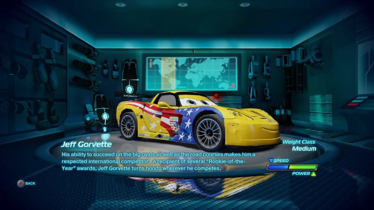 Jeff Gorvette | Cars 2: The Video Game Wiki | Fandom
