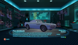 Finn McMissile | Cars 2: The Video Game Wiki | Fandom