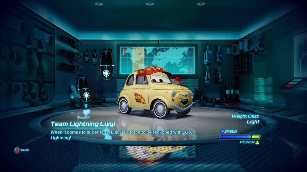 Team Lightning Luigi | Cars 2: The Video Game Wiki | Fandom