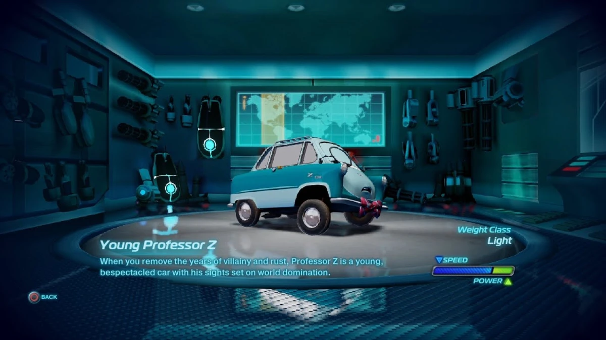 Young Professor Z | Cars 2: The Video Game Wiki | Fandom