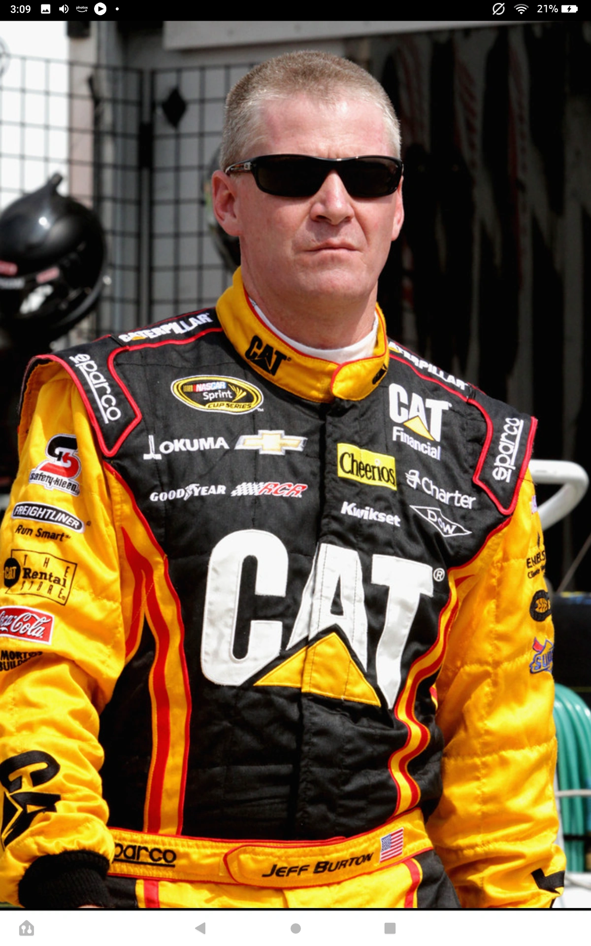 Jeff Burton | Cars 4: The Racewellski Ride Wiki | Fandom