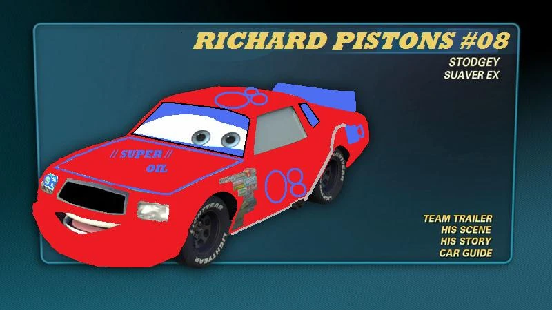 Richard Pistons | Cars custom characters вики | Fandom