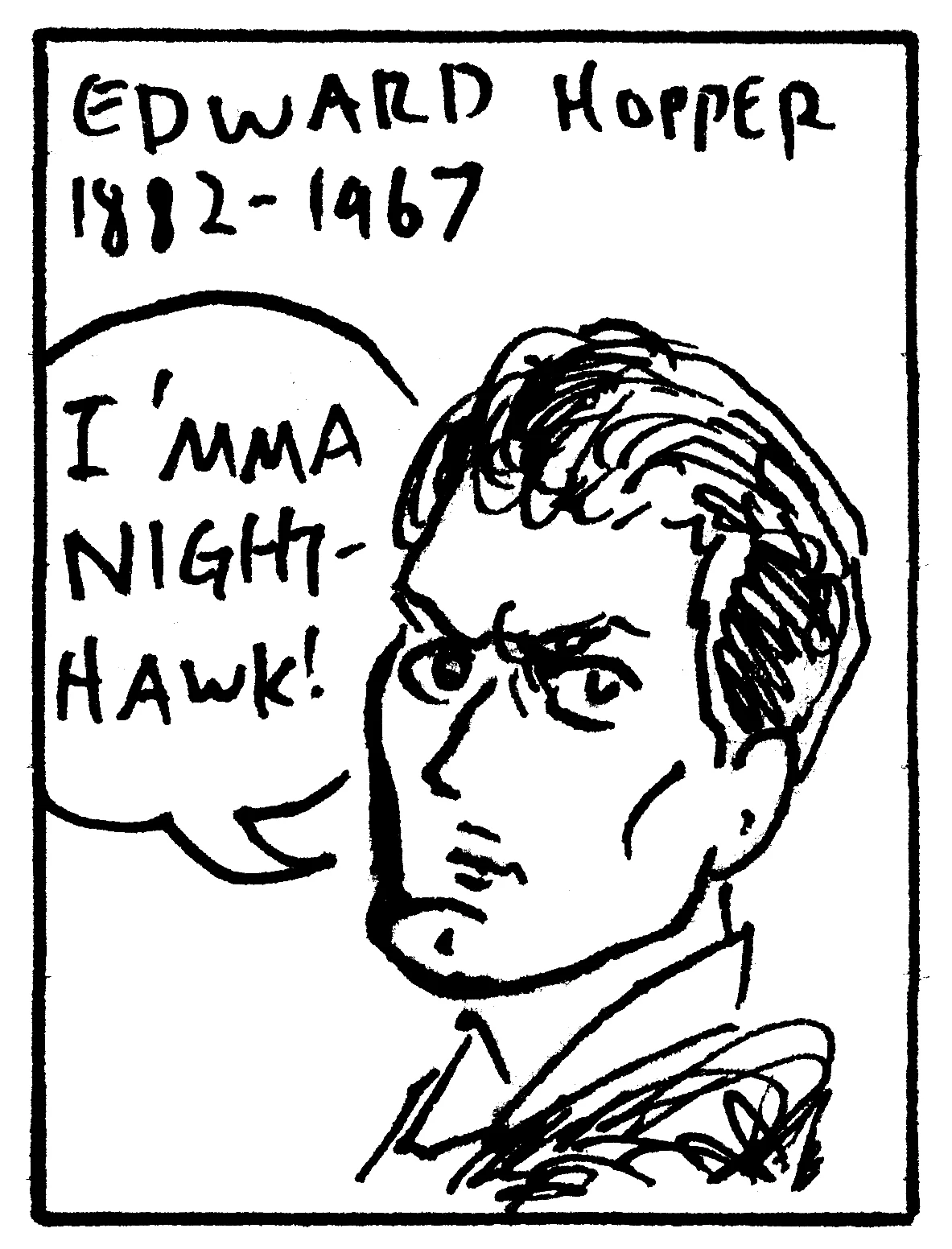 Edward Hopper | Cartoon Art History Wikia | Fandom