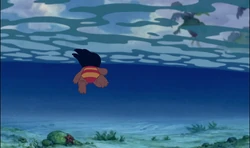 Lilo And Stitch Swimming