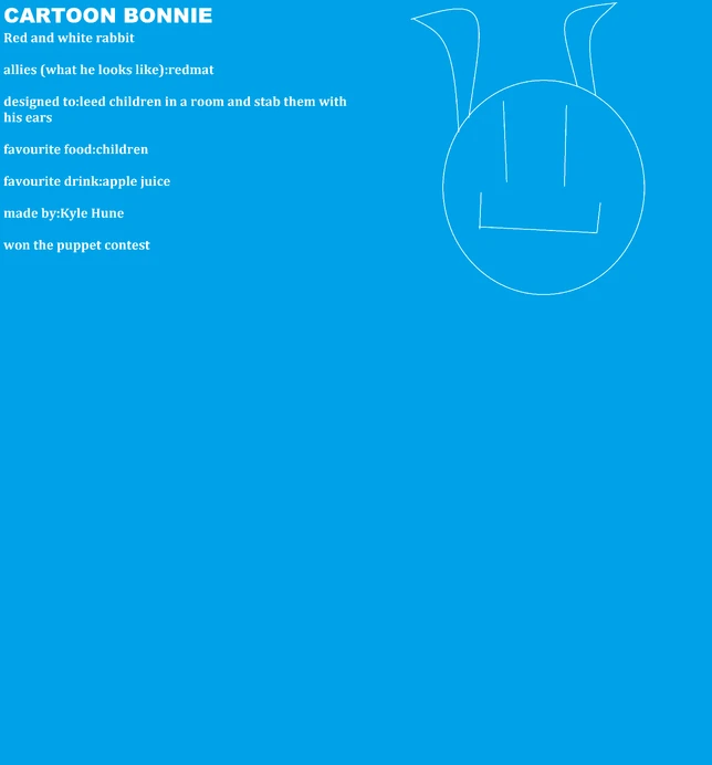 Cartoon Bonnie (bon bon) | Cartoon wonderland Wiki | Fandom