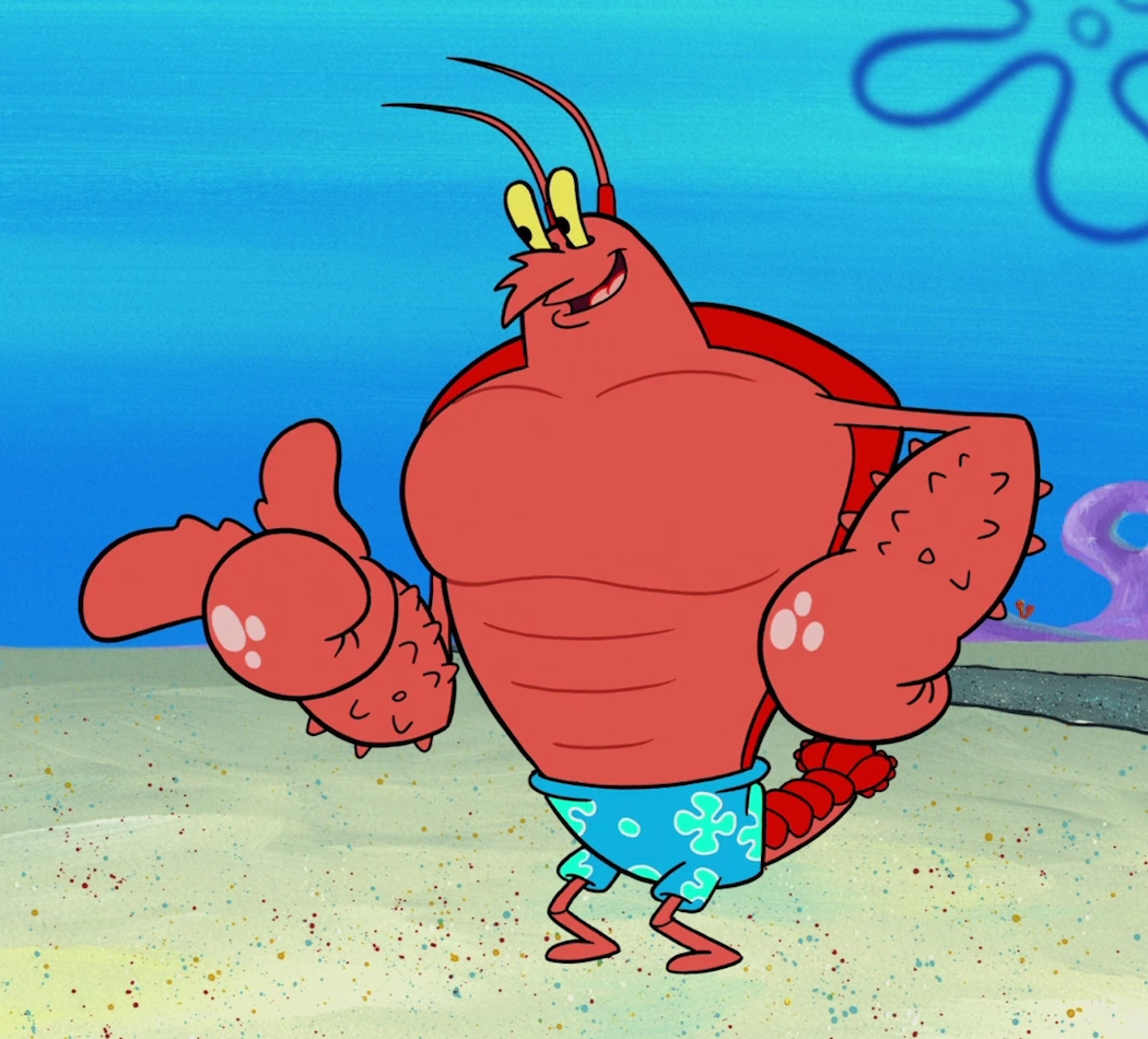 Larry The Lobster Lifting Weights Larry The Lobster Lifting Weights