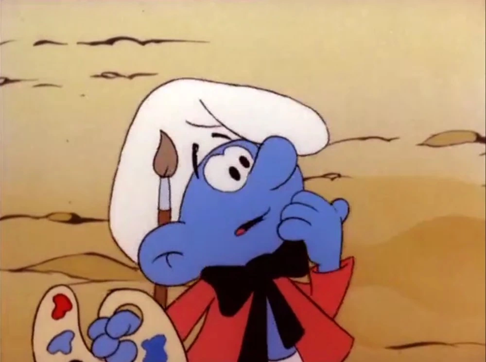 Painter Smurf | Cartoon characters Wiki | Fandom