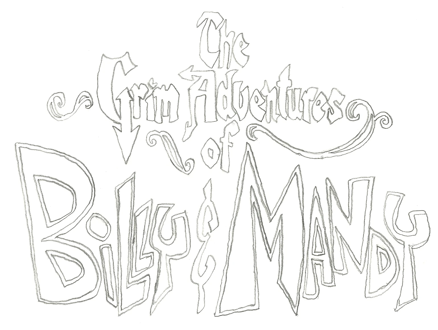 billy and mandy coloring pages