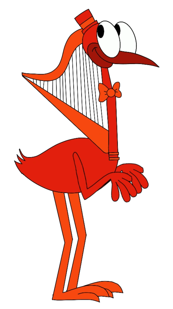 Unnamed Red Harp Ostrich Hybrid Incidental | CartoonMania320 Wiki | Fandom
