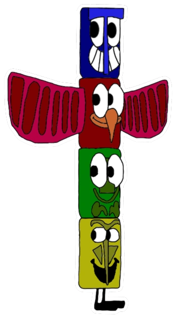 The Totem Poles | CartoonMania320 Wiki | Fandom