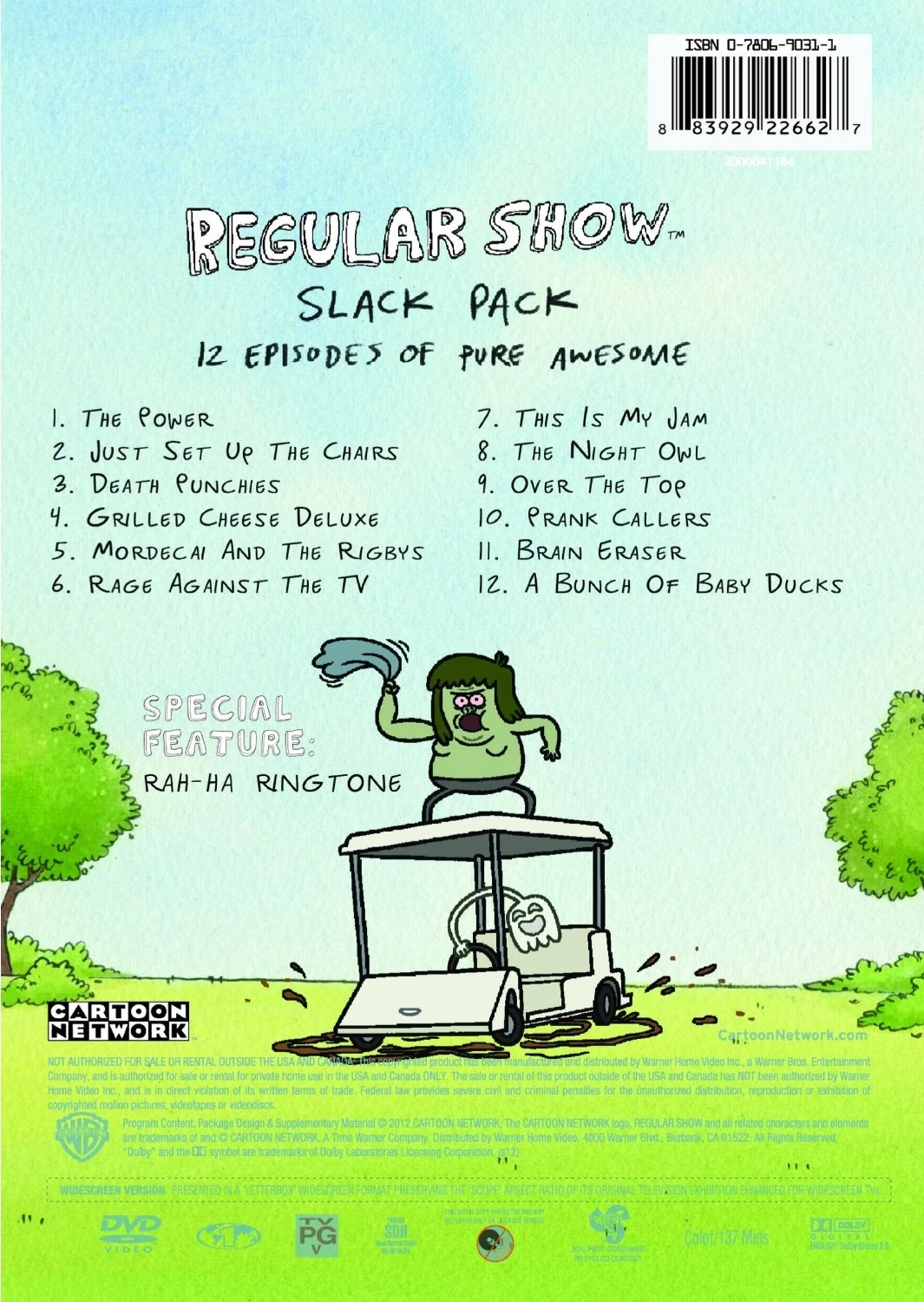 Regular Show Slack Pack