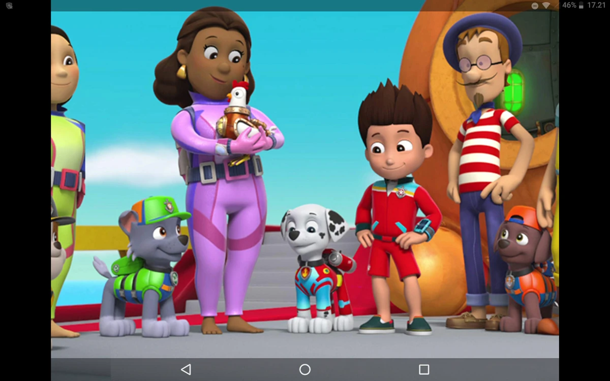 Mayor Goodway holds Chickaletta | Cartoons Wiki | Fandom