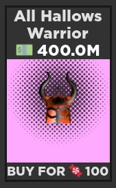 All Hallows Warrior | Roblox Case Clicker Wiki | Fandom