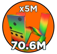 Rainbow Domino Crown | Roblox Case Clicker Wiki | Fandom