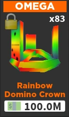 Rainbow Domino Crown | Roblox Case Clicker Wiki | Fandom
