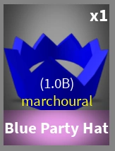 Blue Party Hat | Roblox Case Clicker Wiki | Fandom