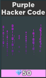 Purple Hacker Code | Roblox Case Clicker Wiki | Fandom