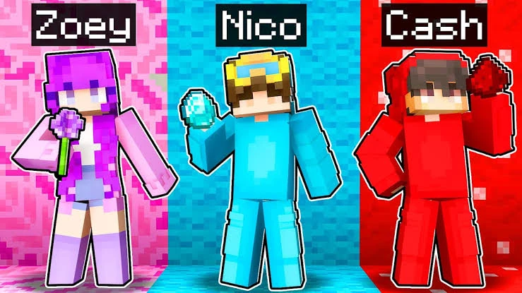 Only Using ONE COLOR In Minecraft! | Cash & Nico Wiki | Fandom