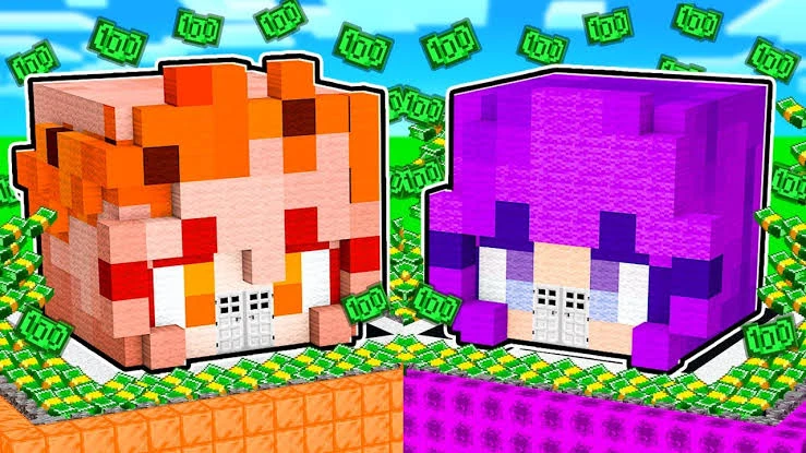 Zoey vs Mia MILLIONAIRE House Battle in Minecraft! | Cash & Nico Wiki | Fandom