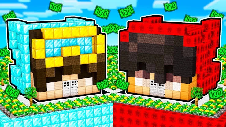 Nico vs Cash MILLIONAIRE House Battle in Minecraft! | Cash & Nico Wiki ...