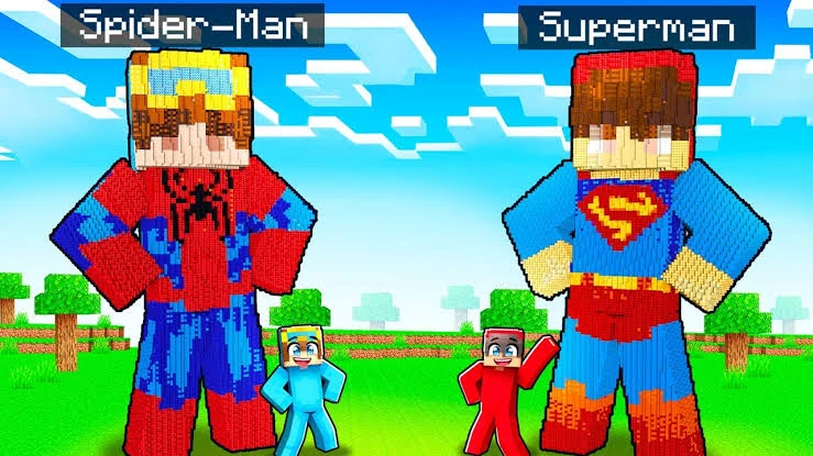 Nico vs Cash SUPERHERO House Battle In Minecraft! | Cash & Nico Wiki ...