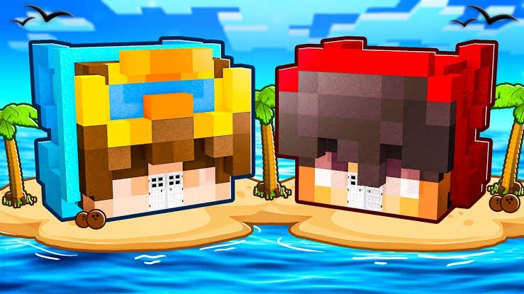 Nico vs Cash ISLAND House Battle In Minecraft! | Cash & Nico Wiki | Fandom