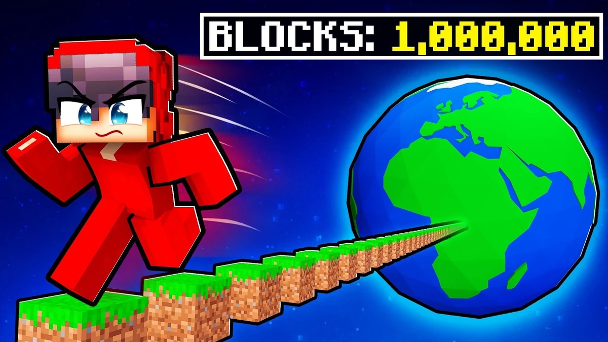 Walking 1,000,000 Blocks in Minecraft! | Cash & Nico Wiki | Fandom