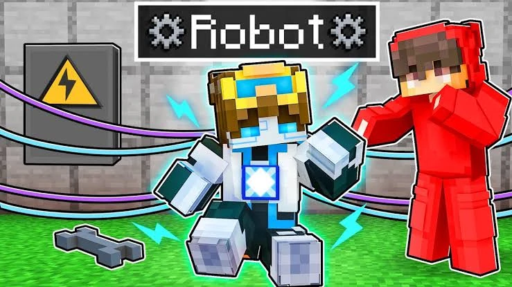 Becoming A ROBOT In Minecraft! | Cash & Nico Wiki | Fandom