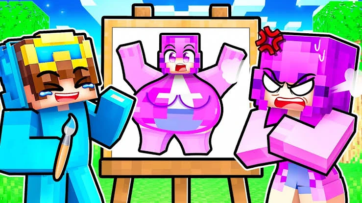 BOYS vs GIRLS Speed Draw In Minecraft! | Cash & Nico Wiki | Fandom