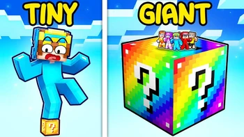 TINY vs GIANT Lucky Block in Minecraft! | Cash & Nico Wiki | Fandom