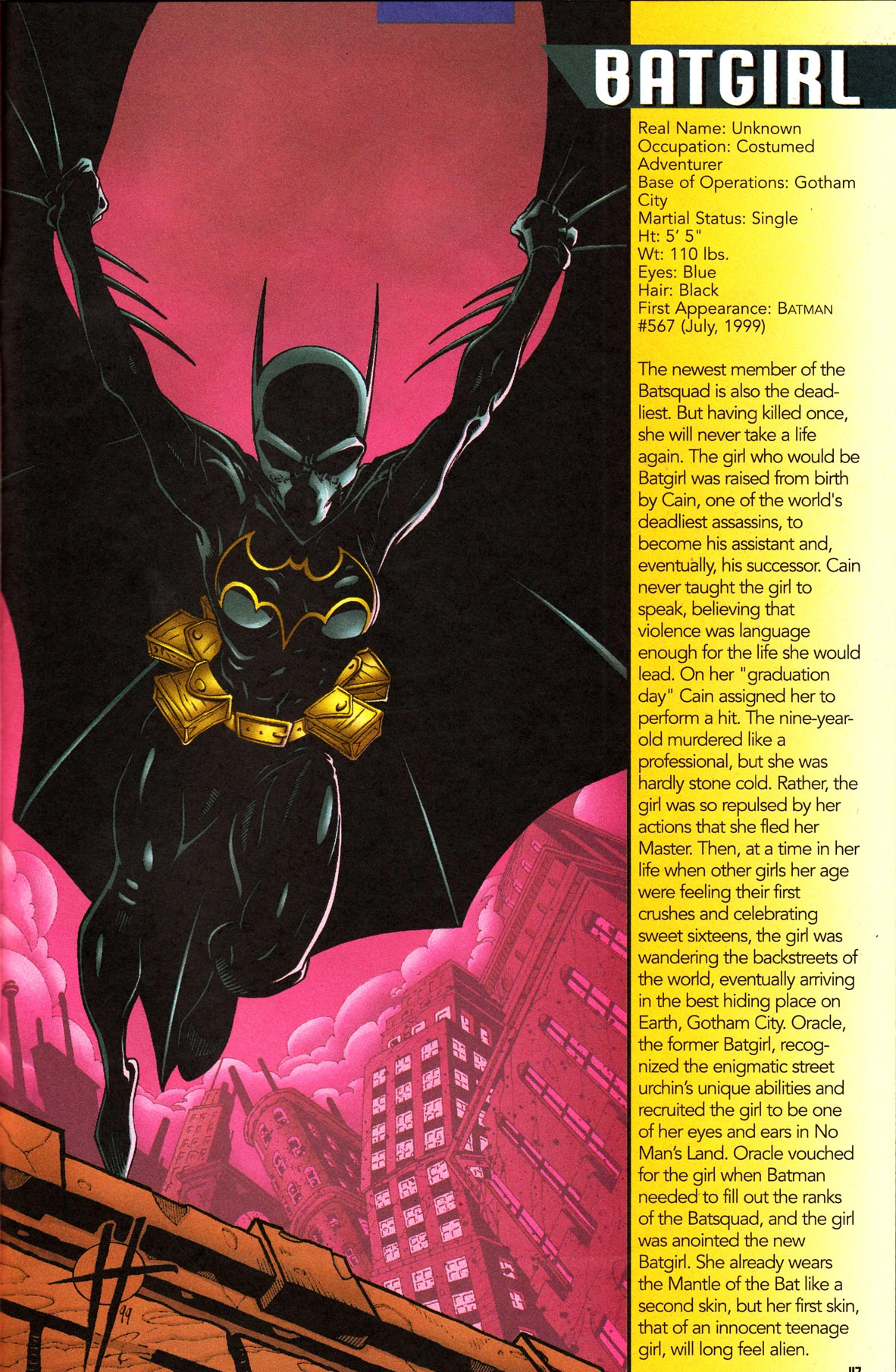 Character Art | Cass Cain Mainframe Wiki | Fandom