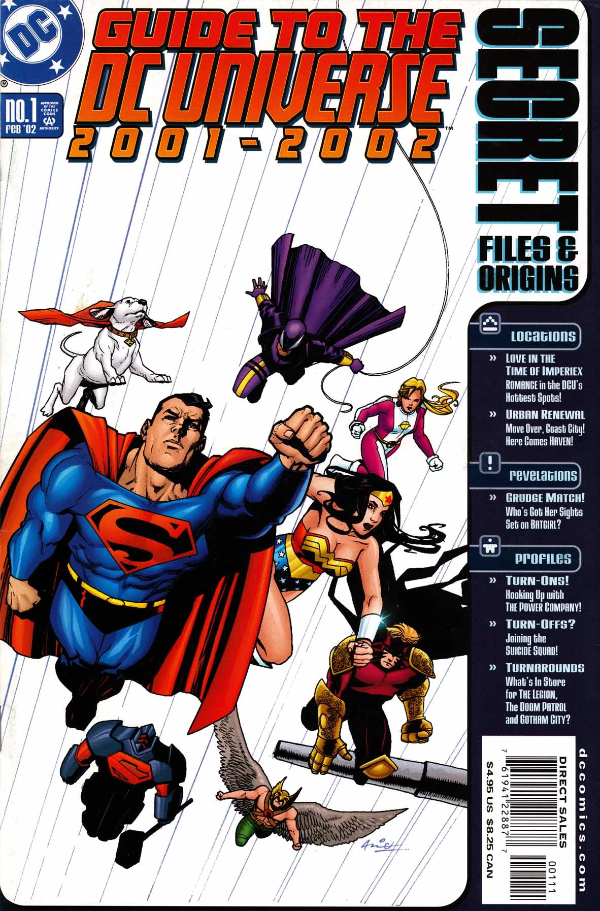 Guide to the DC Universe 2001-2002 Secret Files and Origins | Cass Cain ...