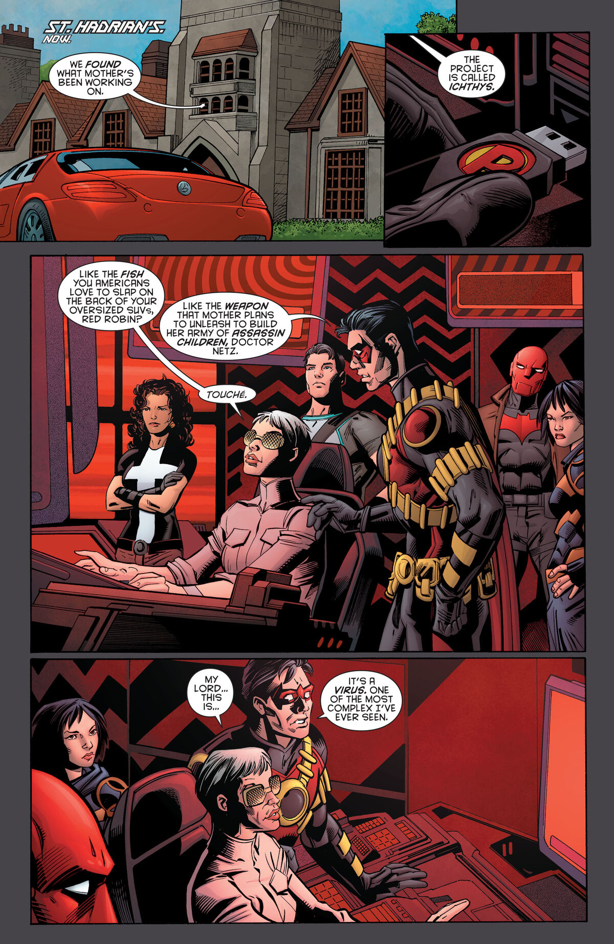 Batman And Robin Eternal 18 Cass Cain Mainframe Wiki Fandom