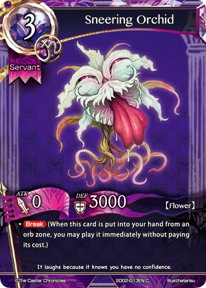 Sneering Orchid/Gallery | Caster Chronicles TCG Wiki | Fandom