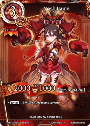 Yoshitsune/Gallery | Caster Chronicles TCG Wiki | Fandom