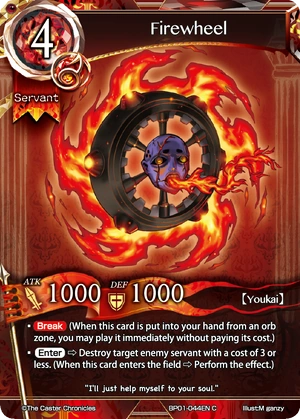 Firewheel | Caster Chronicles TCG Wiki | Fandom